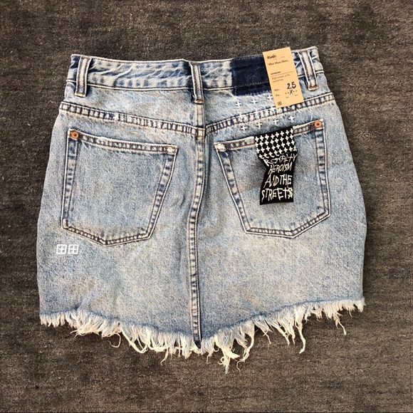 Ksubi | Skirts | Ksubi Mini Moss Denim Skirt | Poshmark